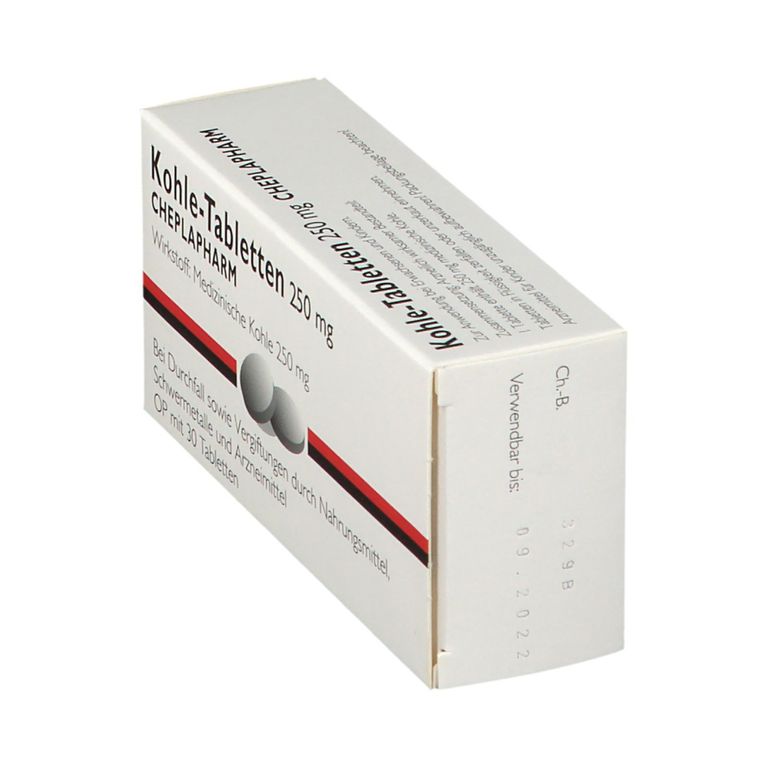 Kohle-Tabletten 250 mg 30 St - Shop Apotheke