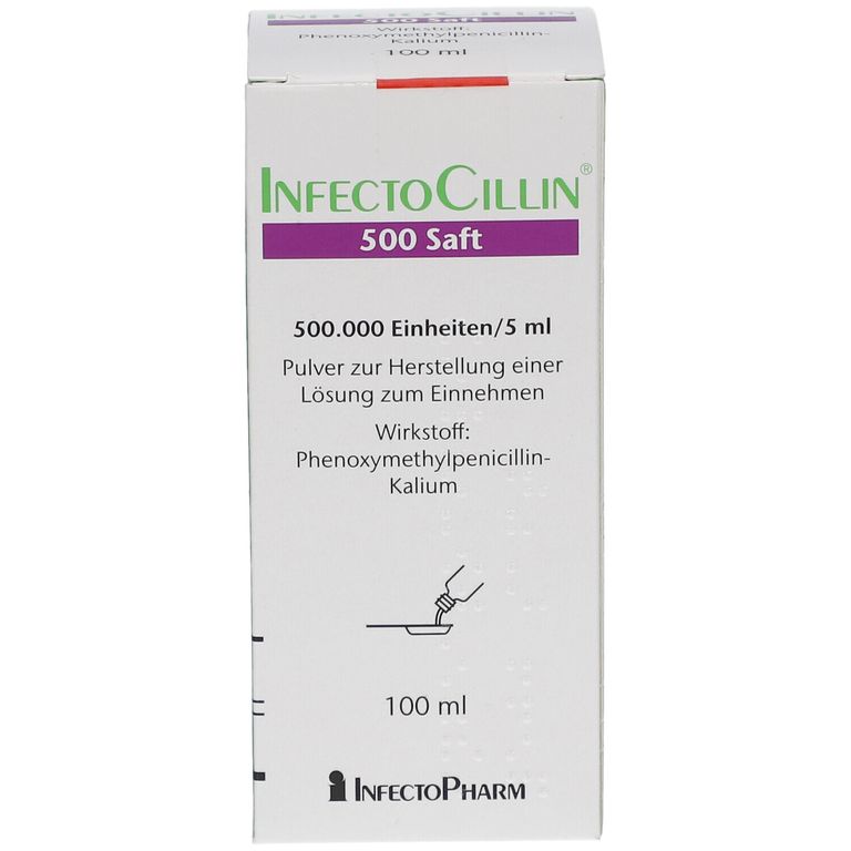 InfectoCillin® 500 Saft 100 ml mit dem E-Rezept kaufen - Shop Apotheke