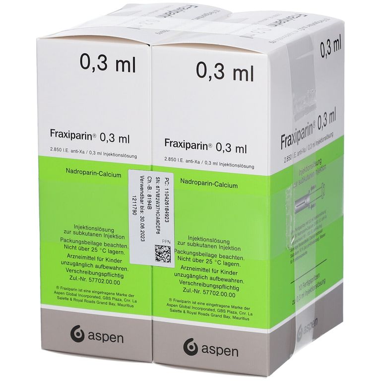 Fraxiparin® 0,3 ml 20x0,3 ml mit dem E-Rezept kaufen - Shop Apotheke