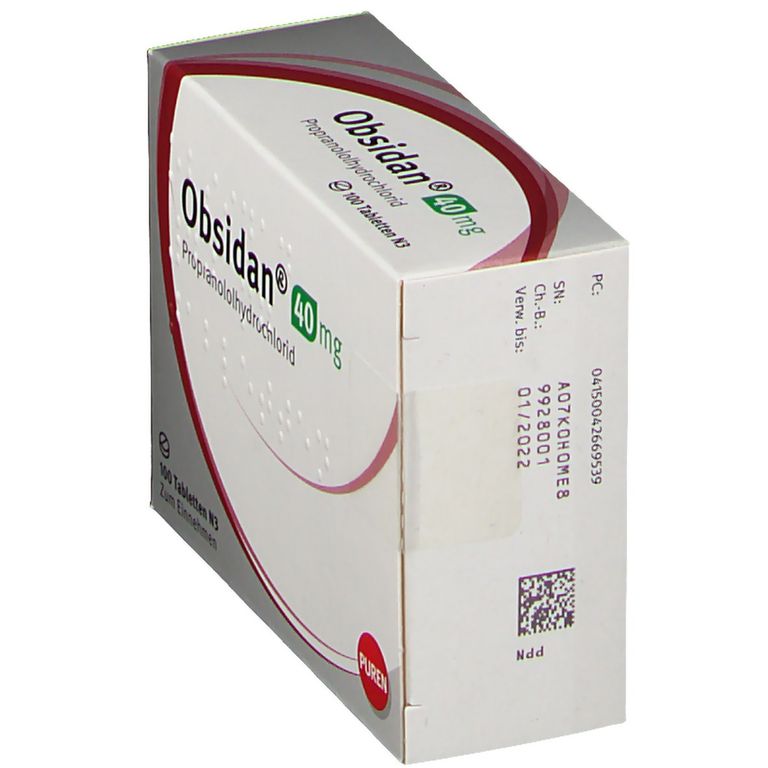 Obsidan® 40 mg 100 St mit dem E-Rezept kaufen - Shop Apotheke