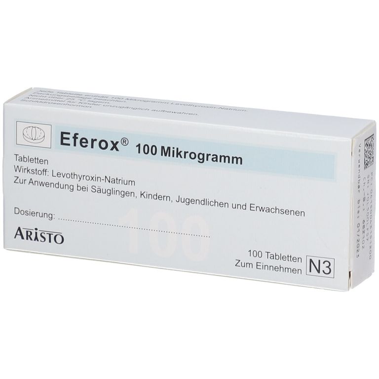 Eferox® 100 µg 100 St mit dem E-Rezept kaufen - Shop Apotheke