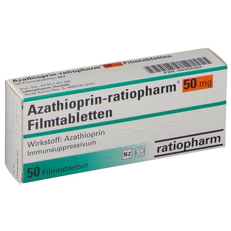 Azathioprin-ratiopharm® 50 mg 50 St mit dem E-Rezept kaufen - Shop Apotheke