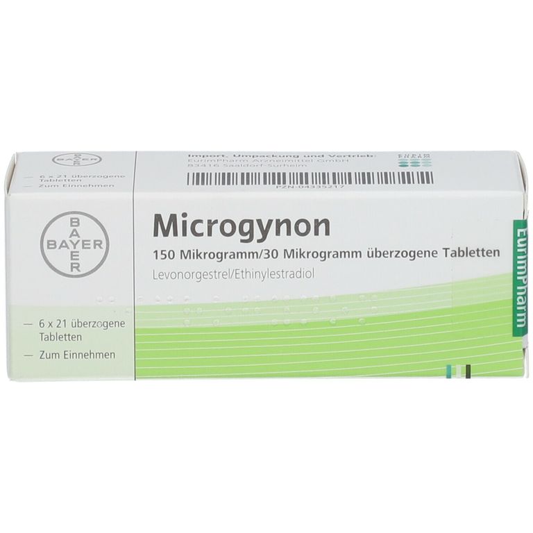 Microgynon 21 6x21 St mit dem E-Rezept kaufen - Shop Apotheke