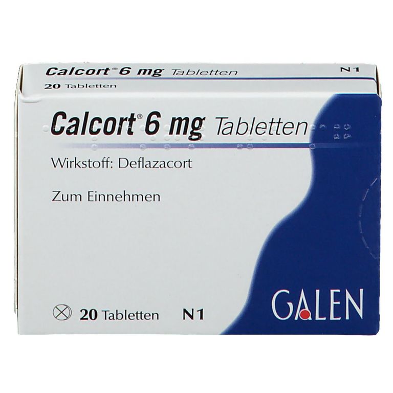 Calcort® 6 mg 20 St mit dem E-Rezept kaufen - Shop Apotheke