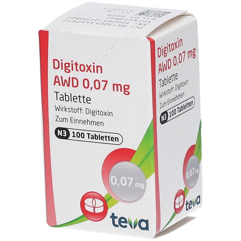Digitoxin AWD 0,07 mg 100 St mit dem E-Rezept kaufen - Shop Apotheke
