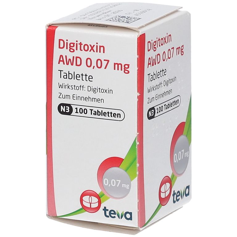 Digitoxin AWD 0,07 mg 100 St mit dem E-Rezept kaufen - Shop Apotheke
