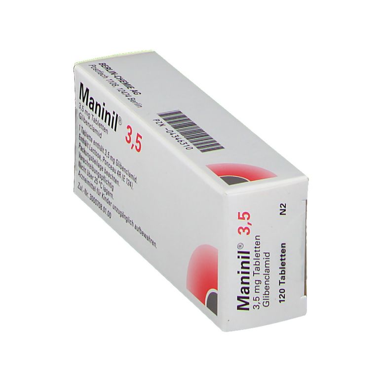 Maninil® 3,5 120 St mit dem E-Rezept kaufen - Shop Apotheke