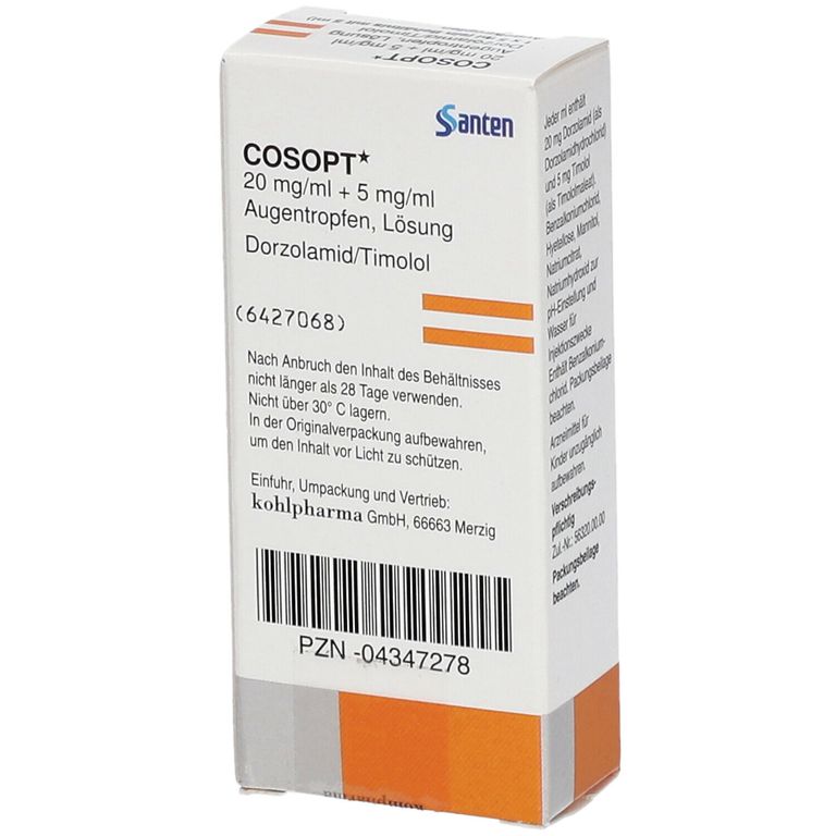 Cosopt 20 mg/ml + 5 mg/ml 5 ml mit dem E-Rezept kaufen - Shop Apotheke