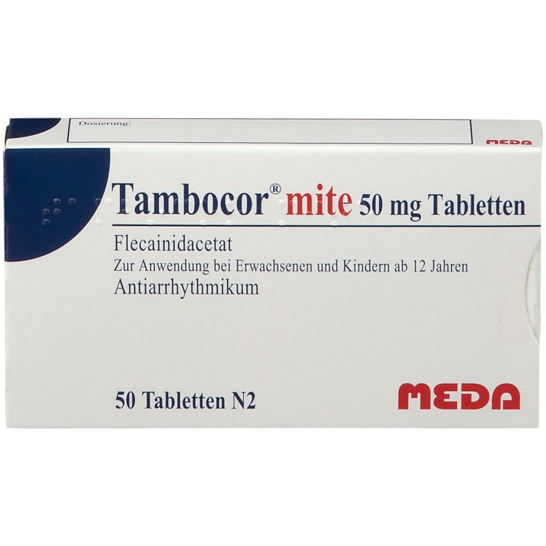 Tambocor® mite 50 mg 50 St mit dem E-Rezept kaufen - Shop Apotheke