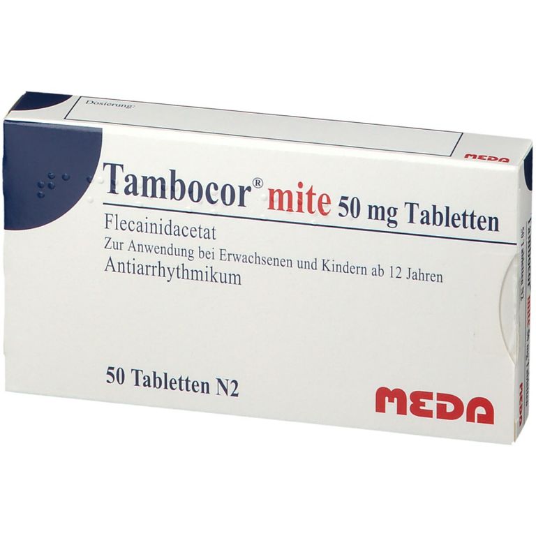 Tambocor® mite 50 mg 50 St mit dem E-Rezept kaufen - Shop Apotheke