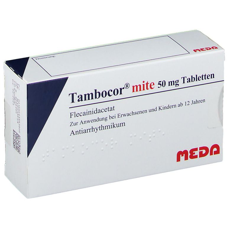 Tambocor® mite 50 mg 50 St mit dem E-Rezept kaufen - Shop Apotheke