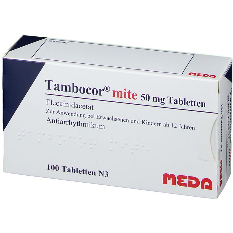 Tambocor® mite 50 mg 100 St mit dem E-Rezept kaufen - Shop Apotheke