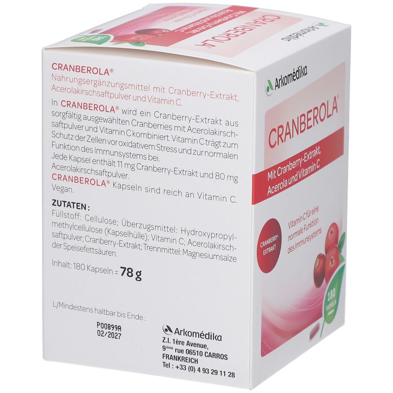 Cranberola® Kapseln 180 St - Shop Apotheke