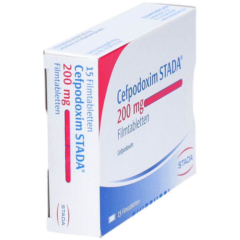 Cefpodoxim STADA® 200 mg 15 St mit dem E-Rezept kaufen - Shop Apotheke