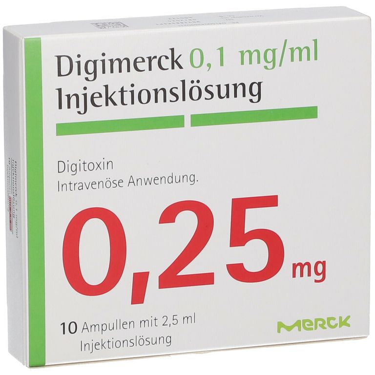 Digimerck® 0,1 mg/ml 10x2,5 ml mit dem E-Rezept kaufen - Shop Apotheke
