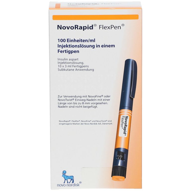 Novorapid Flex 100 E/ml 10x3 ml mit dem E-Rezept kaufen - Shop Apotheke