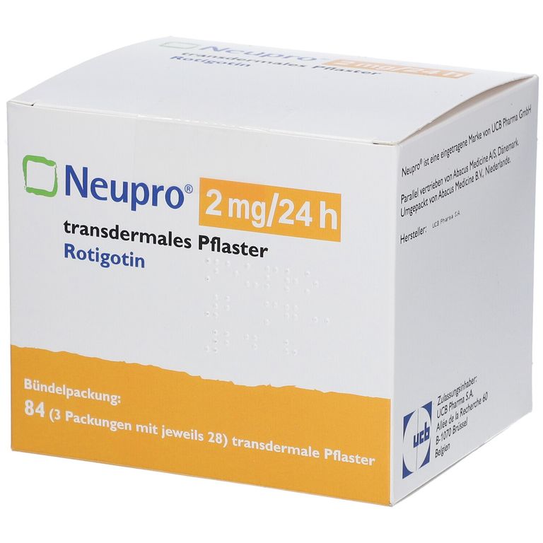 Neupro® 2Mg 84 St mit dem E-Rezept kaufen - Shop Apotheke