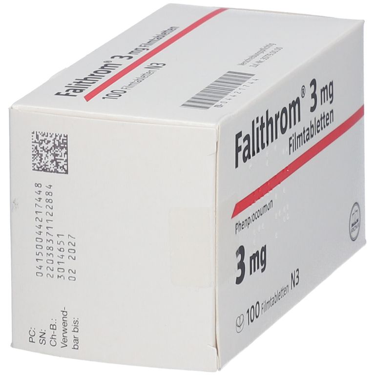 Falithrom® 3 mg 100 St mit dem E-Rezept kaufen - Shop Apotheke