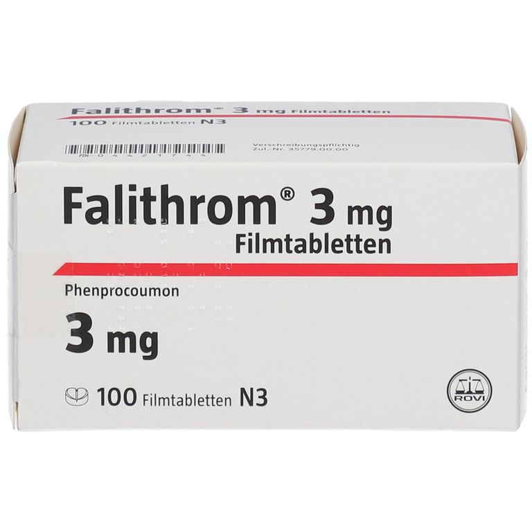 Falithrom® 3 mg 100 St mit dem E-Rezept kaufen - Shop Apotheke
