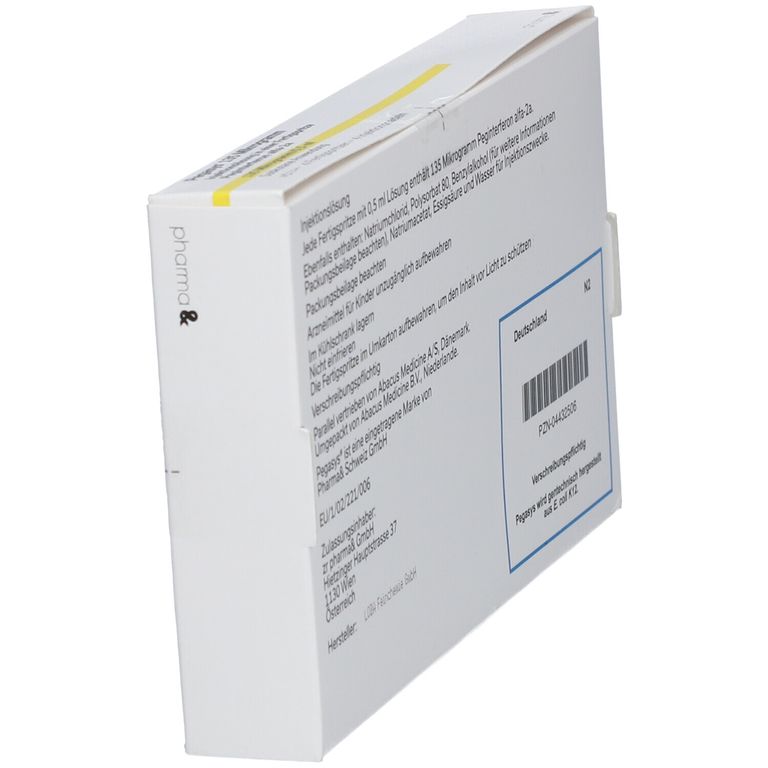 Pegasys® 135 Mikrogramm 4 St mit dem E-Rezept kaufen - Shop Apotheke
