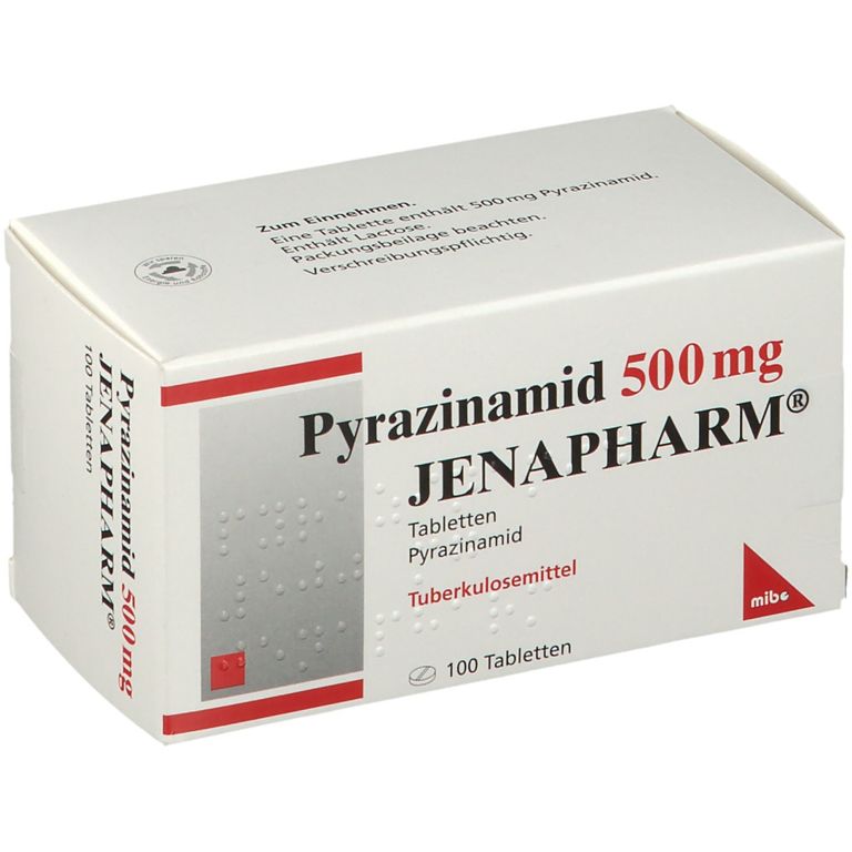 Pyrazinamid 500 mg JENAPHARM® 100 St mit dem E-Rezept kaufen - Shop ...