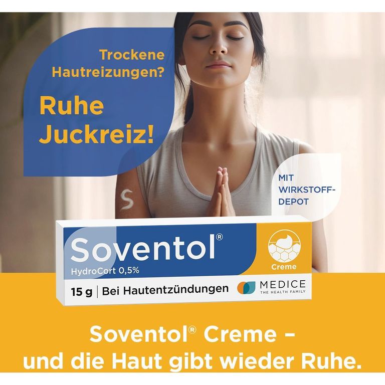 Soventol HydroCort 0,5% bei akuten Hautentzündungen 15 g - Shop Apotheke