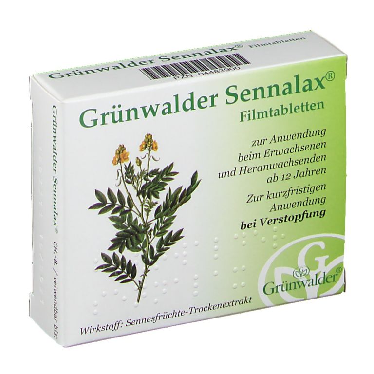 Grünwalder Sennalax Filmtabletten 30 St - Shop Apotheke