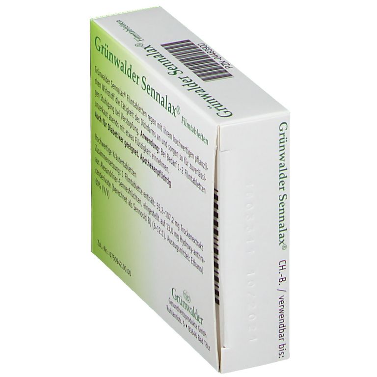 Grünwalder Sennalax Filmtabletten 30 St - Shop Apotheke