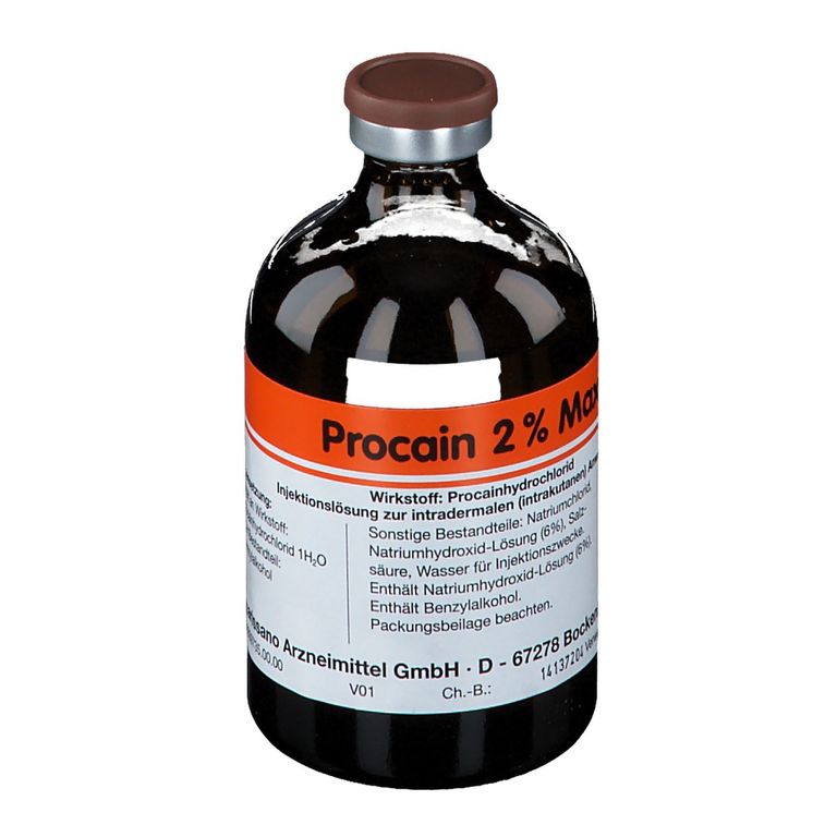 Procain 2% Maxi Injektionsflaschen 100 ml - Shop Apotheke