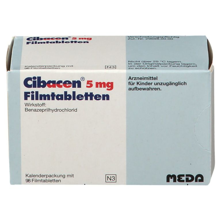 Cibacen® 5 mg 98 St mit dem E-Rezept kaufen - Shop Apotheke