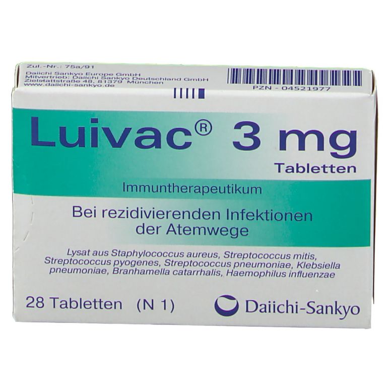 Luivac® 3 mg 28 St mit dem E-Rezept kaufen - Shop Apotheke