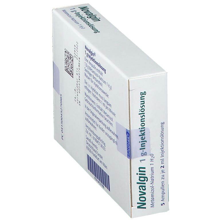 Novalgin® 5x2 ml mit dem E-Rezept kaufen - Shop Apotheke