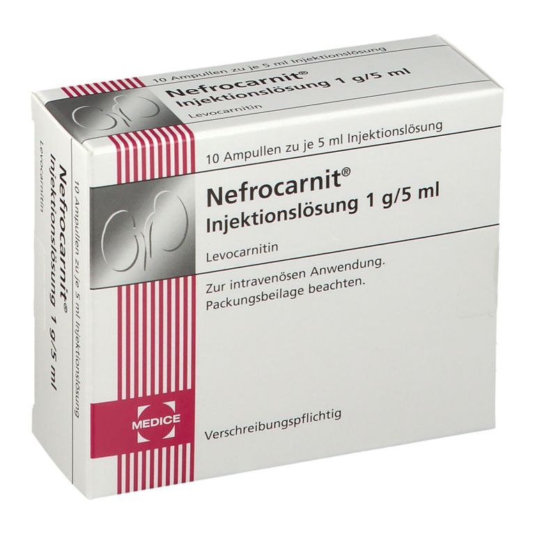 Nefrocarnit® 1 g/5 ml 10 St mit dem E-Rezept kaufen - Shop Apotheke