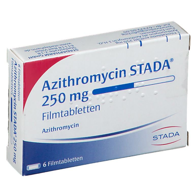 Azithromycin STADA® 250 mg 6 St mit dem E-Rezept kaufen - Shop Apotheke