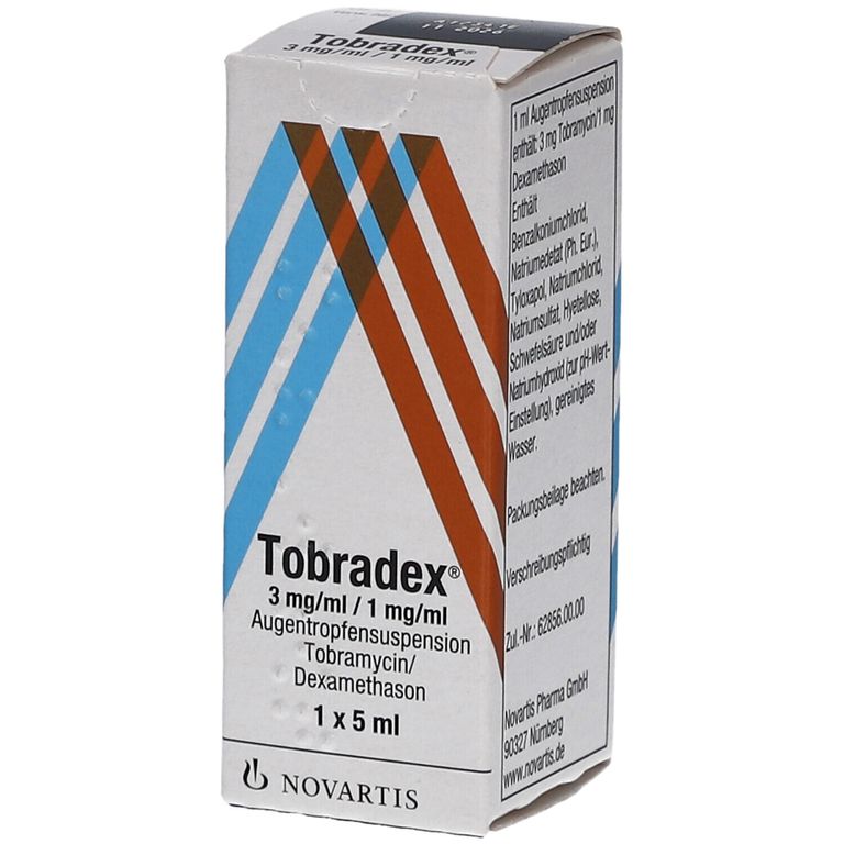 TOBRADEX® 3 mg/ml / 1 mg/ml 5 ml mit dem E-Rezept kaufen - Shop Apotheke