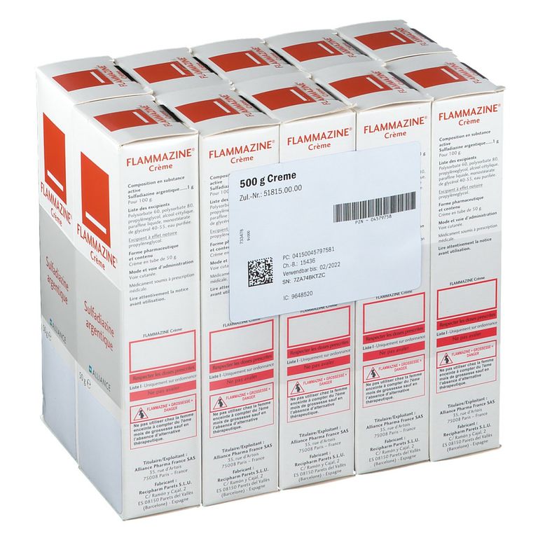 FLAMMAZINE® 500 g mit dem E-Rezept kaufen - Shop Apotheke