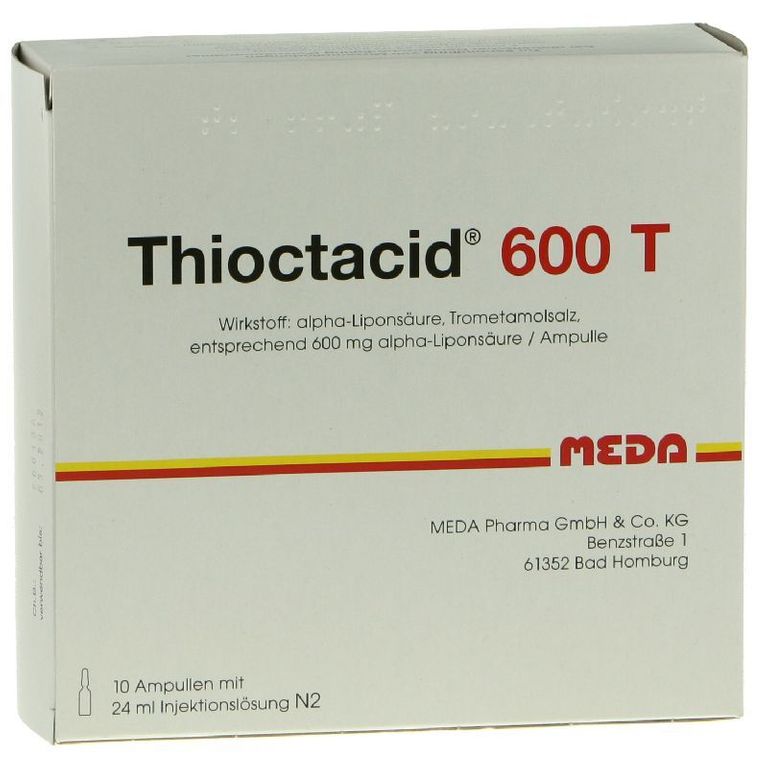 Thioctacid 600 T Amp. 10x24 ml - Shop Apotheke