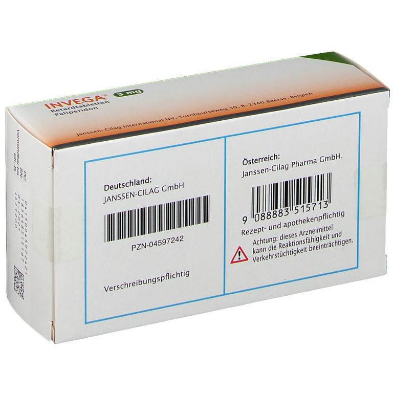 INVEGA® 3 mg 28 St mit dem E-Rezept kaufen - Shop Apotheke
