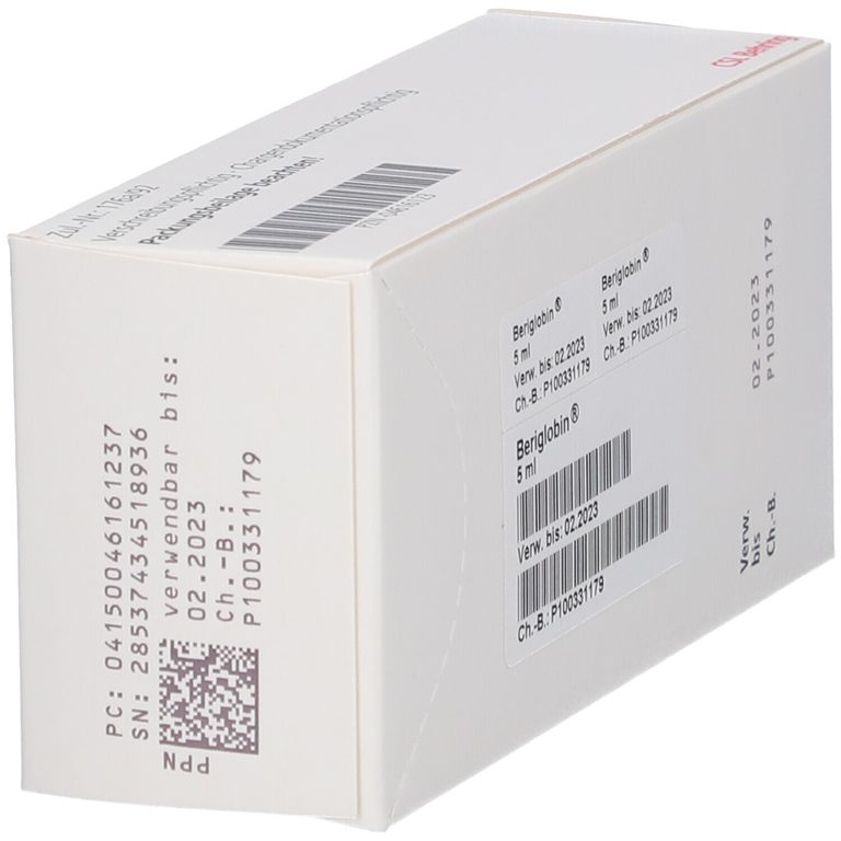 Beriglobin® 5 ml 5 ml mit dem E-Rezept kaufen - Shop Apotheke