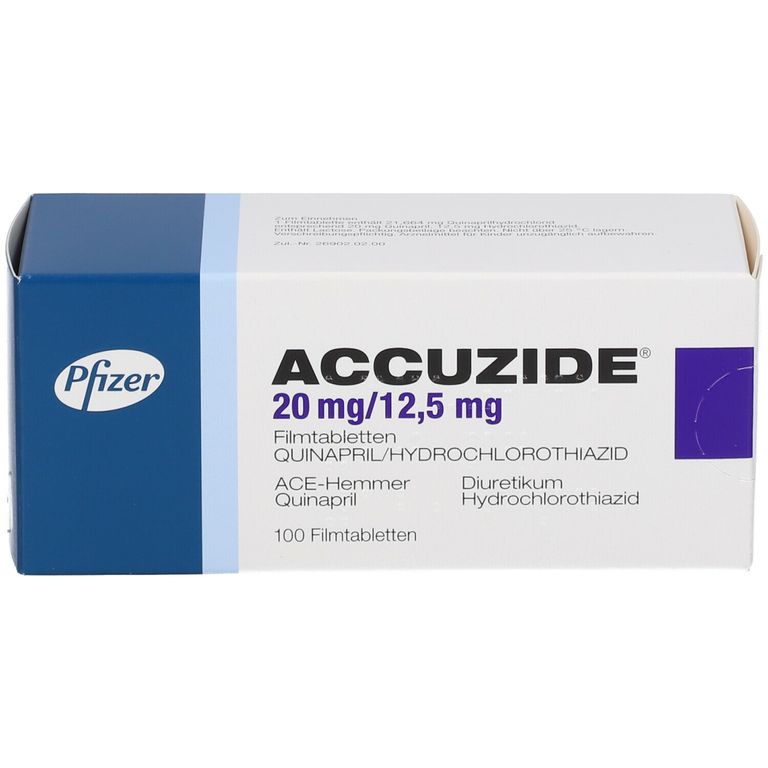 ACCUZIDE® 20 mg/12,5 mg 100 St mit dem E-Rezept kaufen - Shop Apotheke