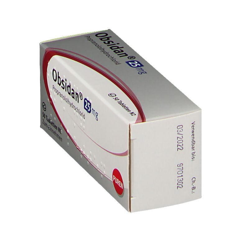 Obsidan® 25 mg 50 St mit dem E-Rezept kaufen - Shop Apotheke
