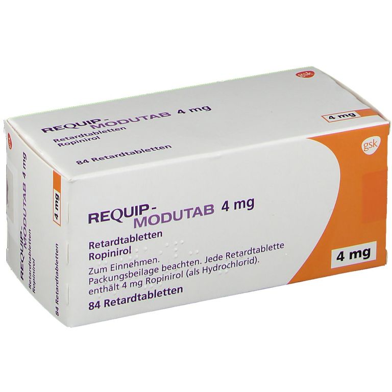 REQUIP® - MODUTAB® 4 mg 84 St mit dem E-Rezept kaufen - Shop Apotheke