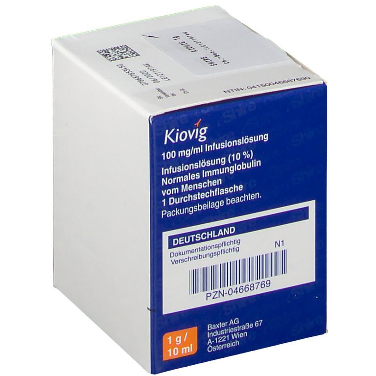 Kiovig 100 mg/ml 10 ml mit dem E-Rezept kaufen - Shop Apotheke