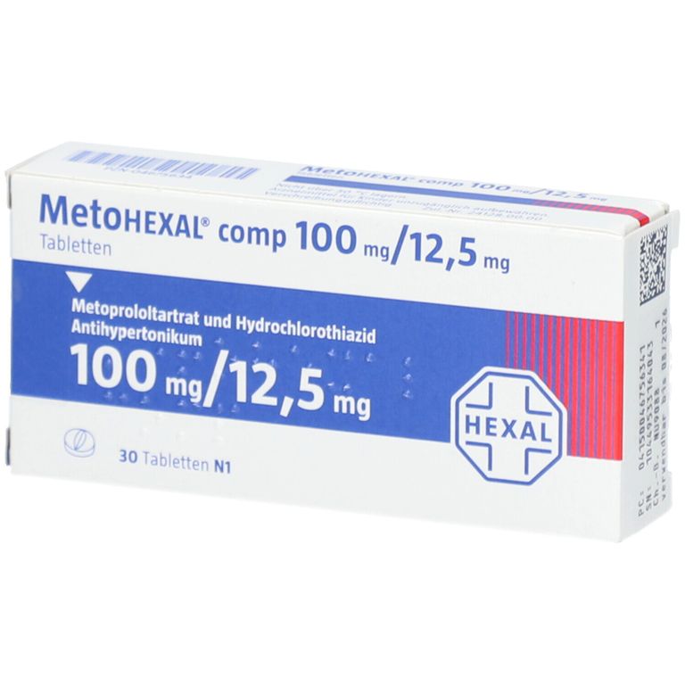 MetoHEXAL® comp 100 mg/12,5 mg 30 St mit dem E-Rezept kaufen - Shop ...