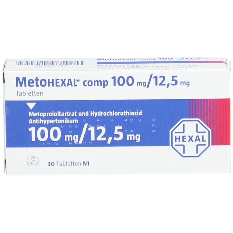 MetoHEXAL® comp 100 mg/12,5 mg 30 St mit dem E-Rezept kaufen - Shop ...