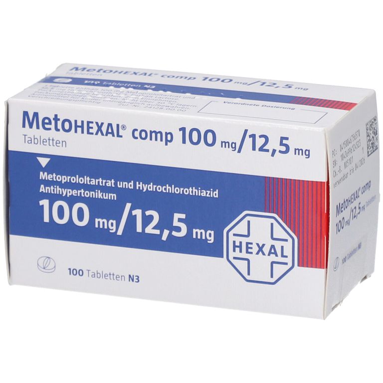 MetoHEXAL® comp 100 mg/125 mg 100 St mit dem E-Rezept kaufen - Shop ...