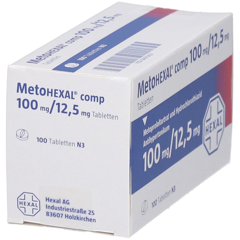 MetoHEXAL® comp 100 mg/125 mg 100 St mit dem E-Rezept kaufen - Shop ...