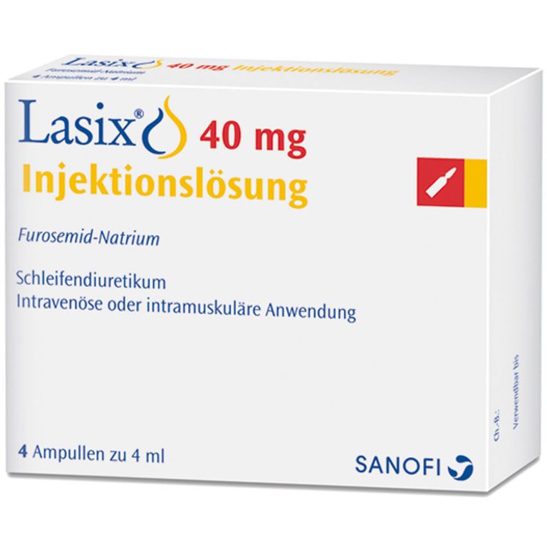 Lasix® 40 mg 4x4 ml mit dem E-Rezept kaufen - Shop Apotheke