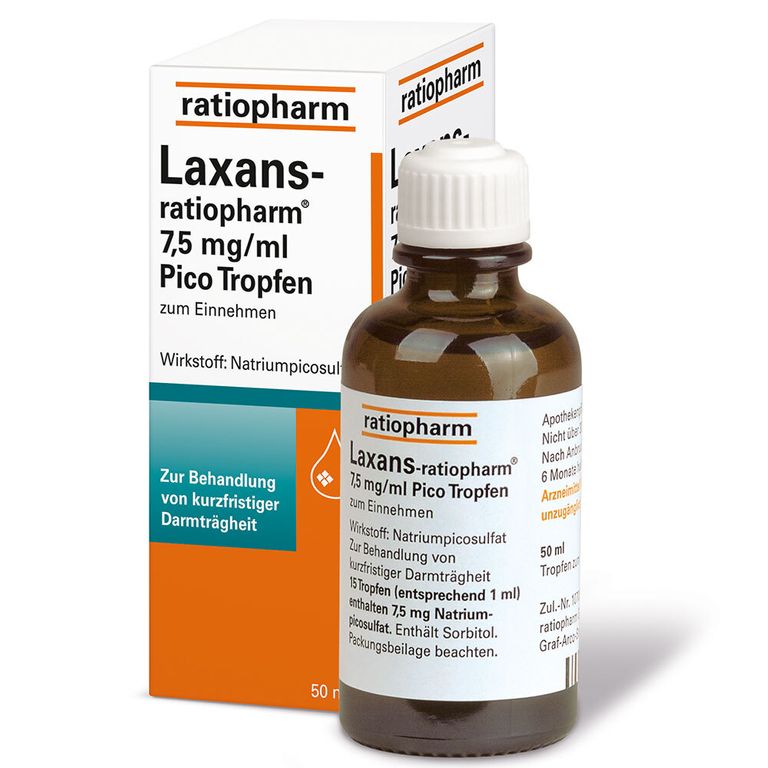 Laxans-ratiopharm® 7,5 mg/ml Pico Tropfen 50 ml - Shop Apotheke