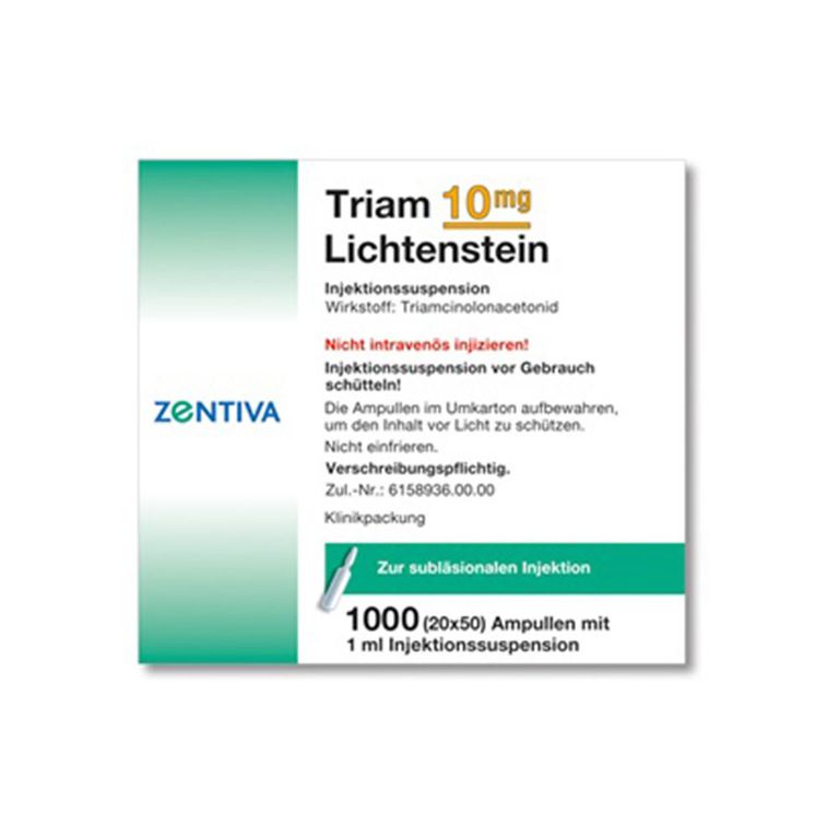 Triam 10 mg Lichtenstein 1000x1 ml mit dem E-Rezept kaufen - Shop Apotheke
